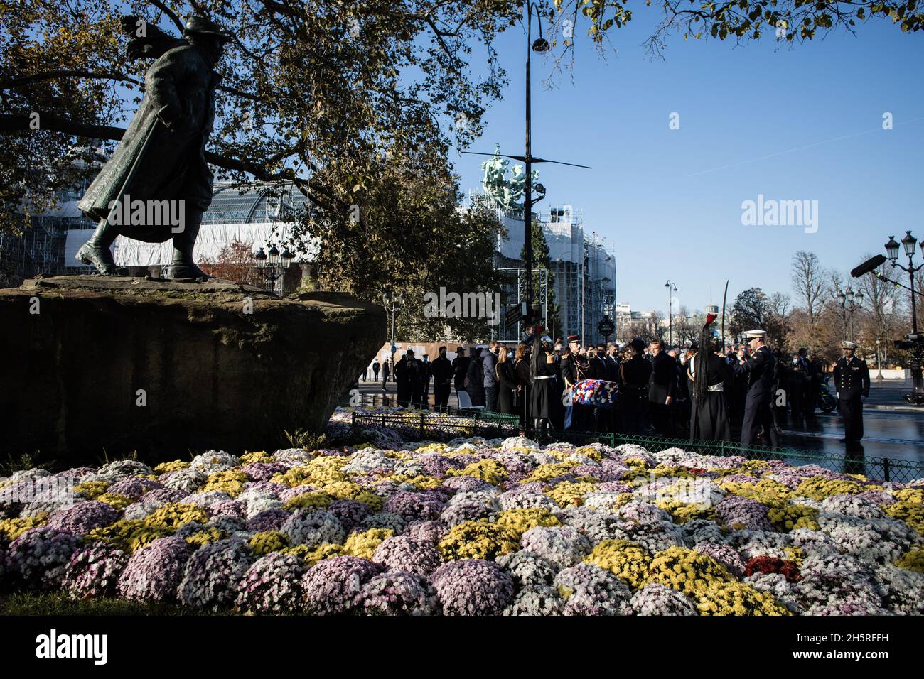 Paris, France. 11th Nov, 2021. French President Emmanuel Macron ...