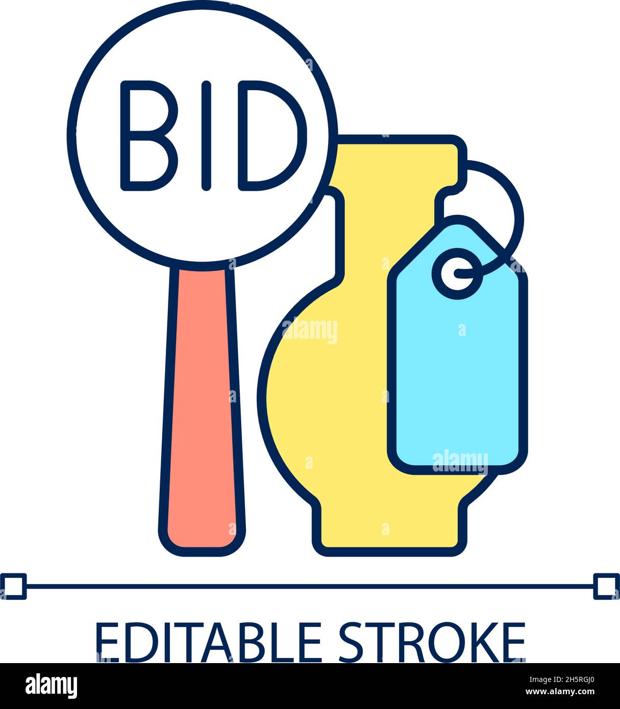 Art auction online Cut Out Stock Images & Pictures - Alamy