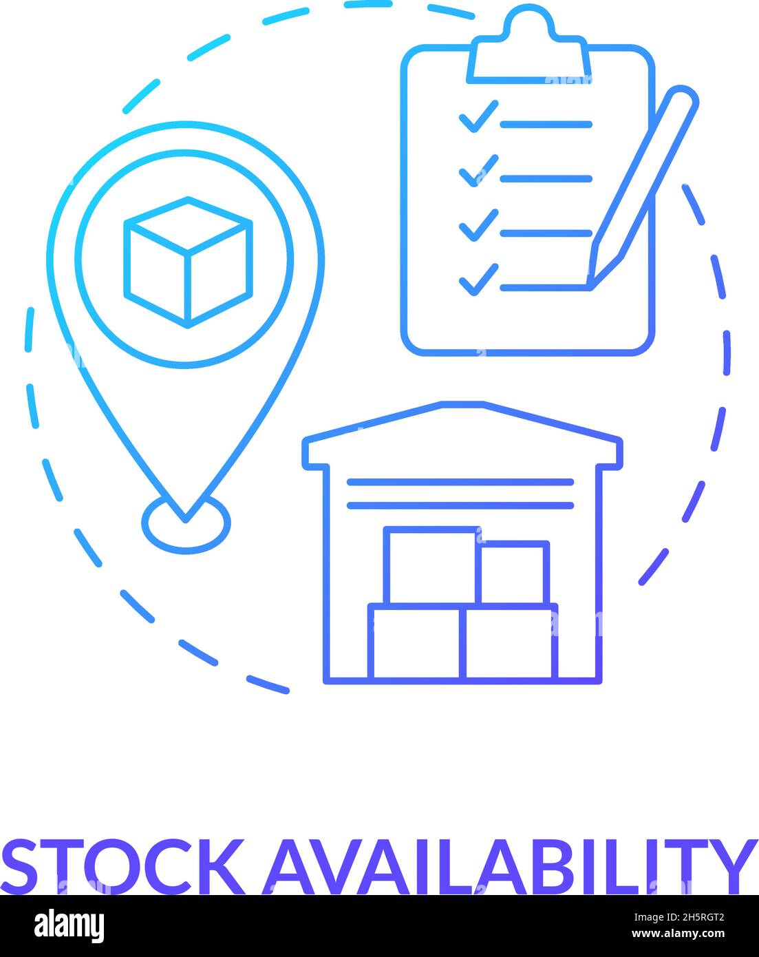 Stock availability blue gradient concept icon Stock Vector Image & Art ... Stock availability blue gradient concept icon Stock Vector Image & Art ...