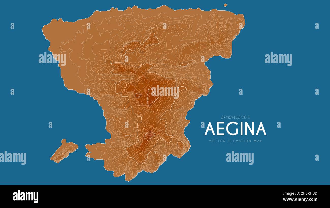 Aegina map Stock Vector Images - Alamy