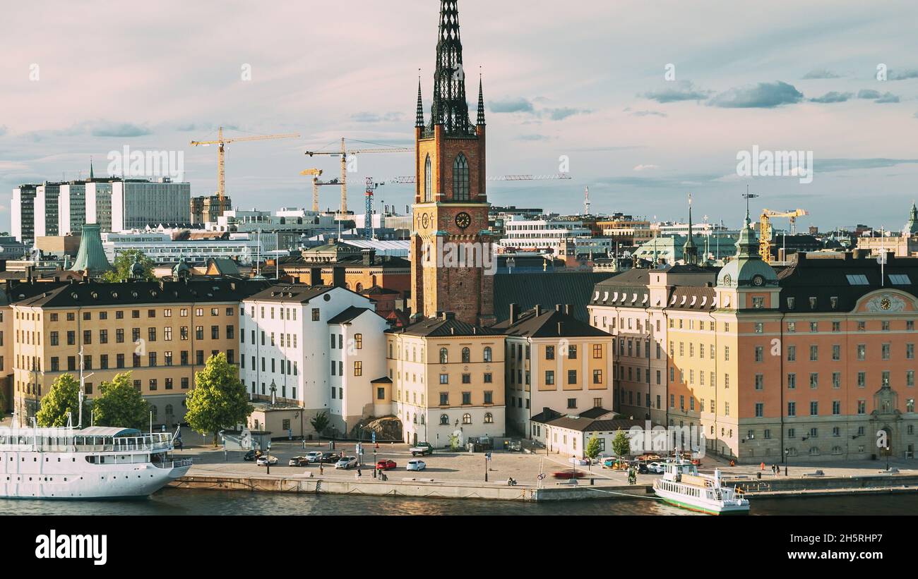 Stockholm, Sweden. Gamla Stan Is Famous Popular Place And Destination ...