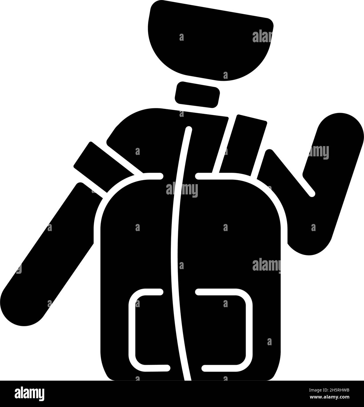 Incorrect use black glyph icon Stock Vector Image & Art - Alamy
