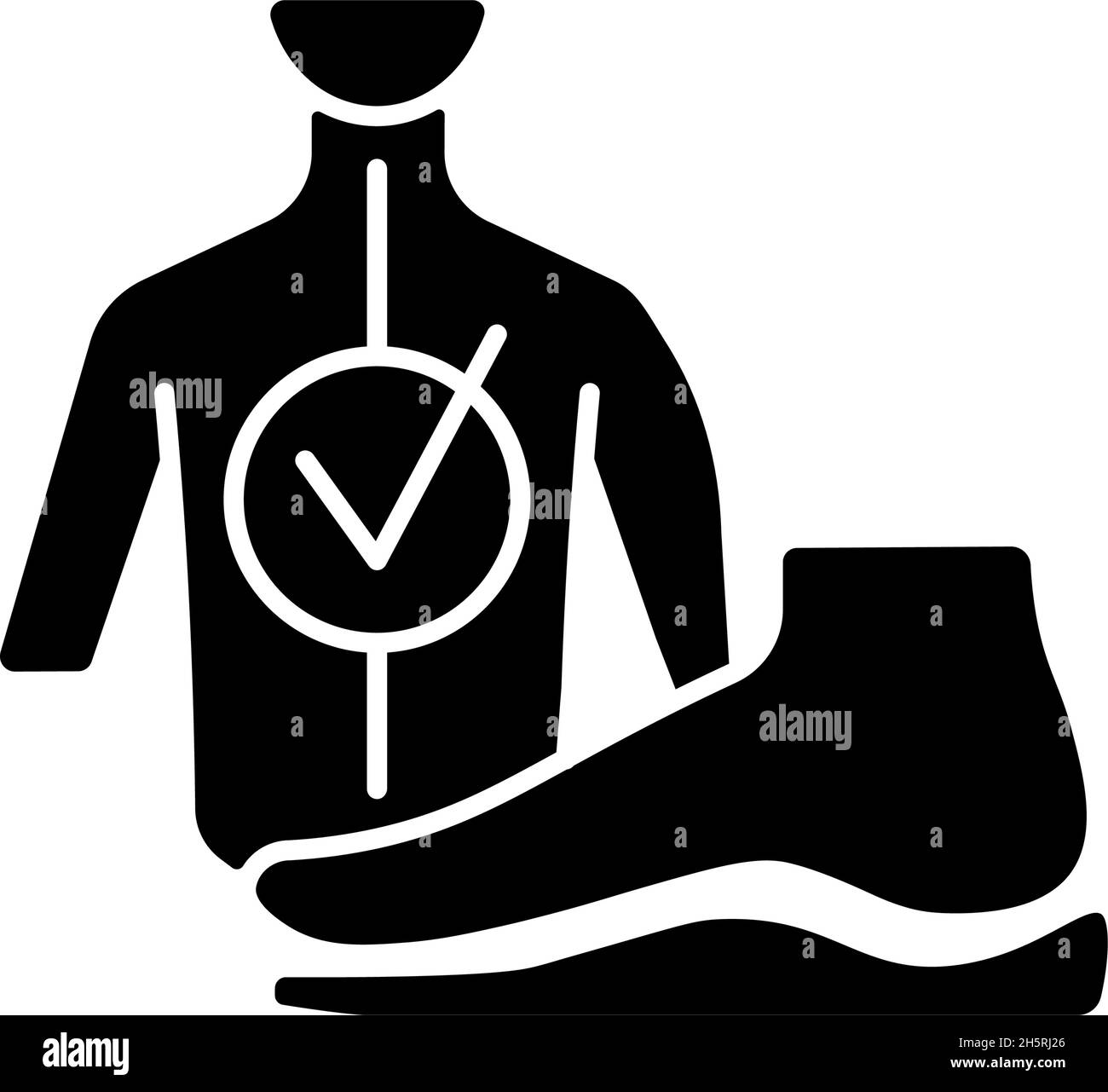 Orthotics black glyph icon Stock Vector Image & Art - Alamy