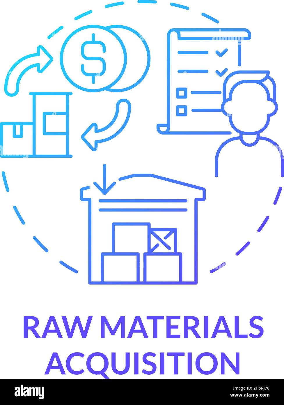 Acquisition circle illustration hi-res stock photography and images - Alamy