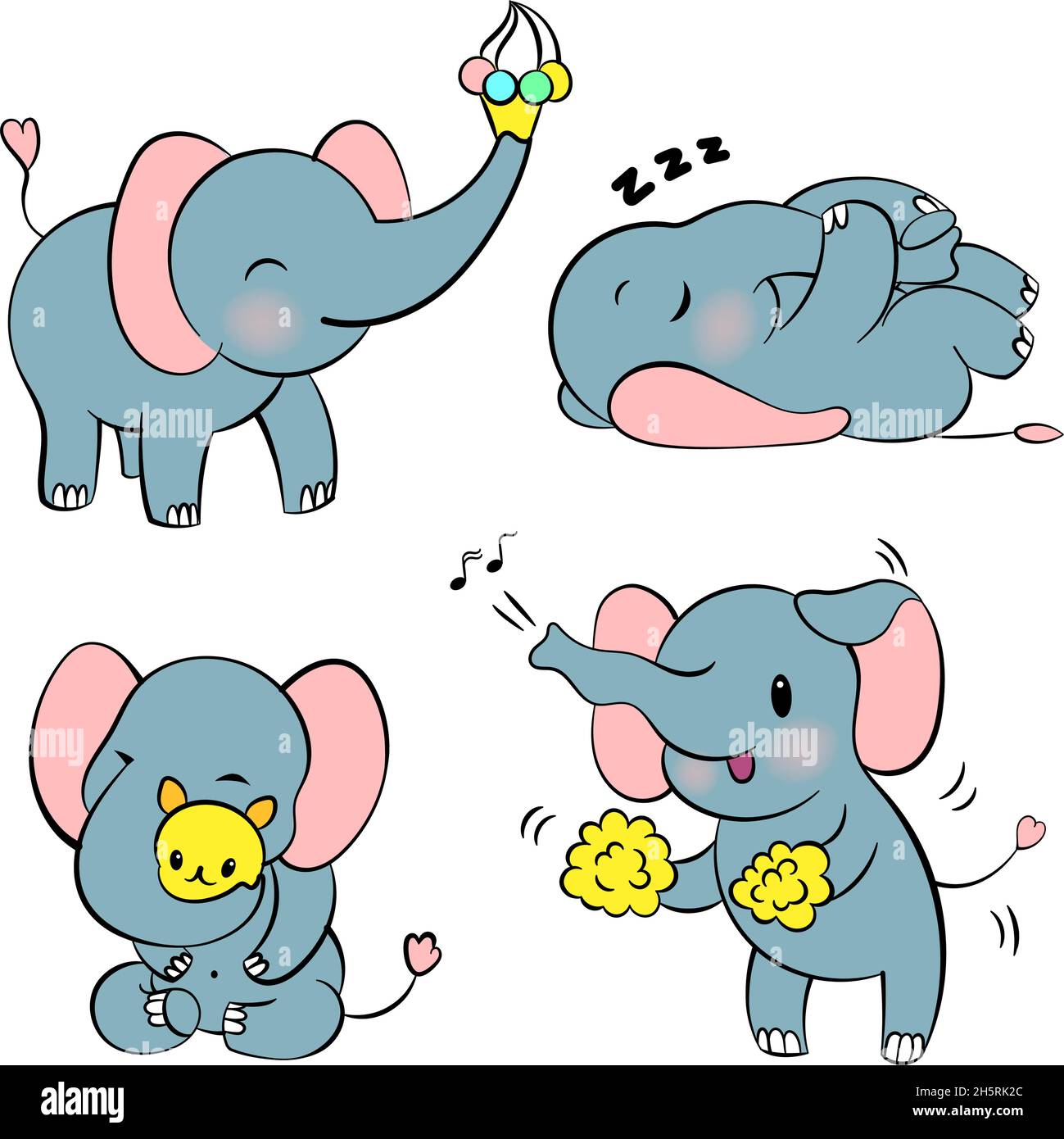 Crying Elephant Cartoon
