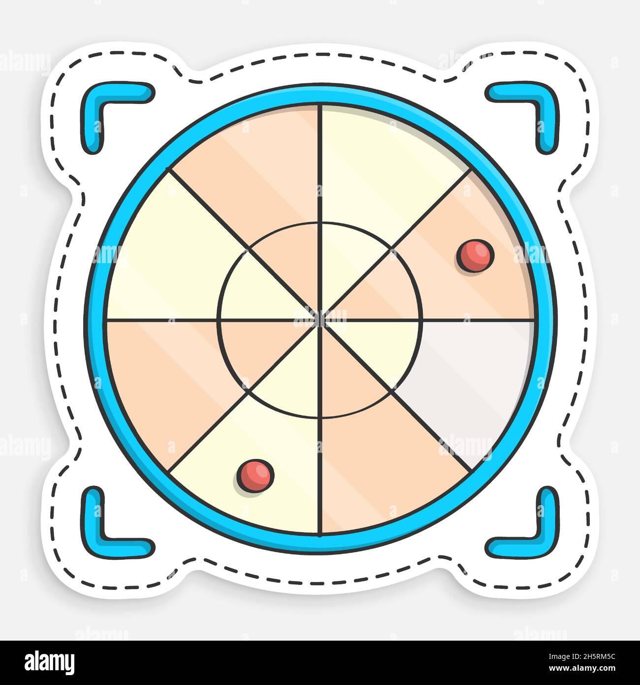 Flight radar cartoon icon hi-res stock photography and images - Alamy