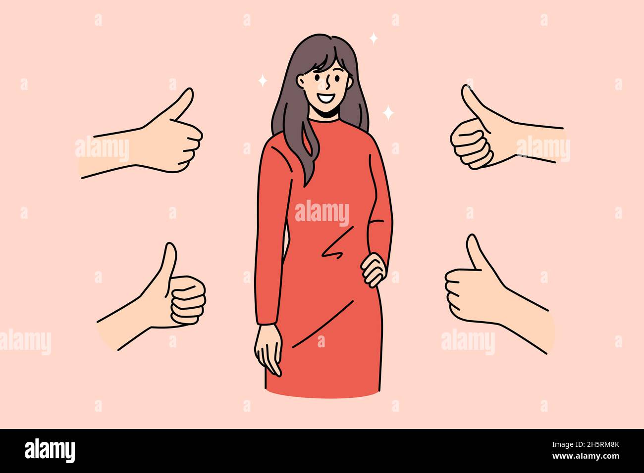 Acknowledgement of acceptance Stock Vector Images - Alamy