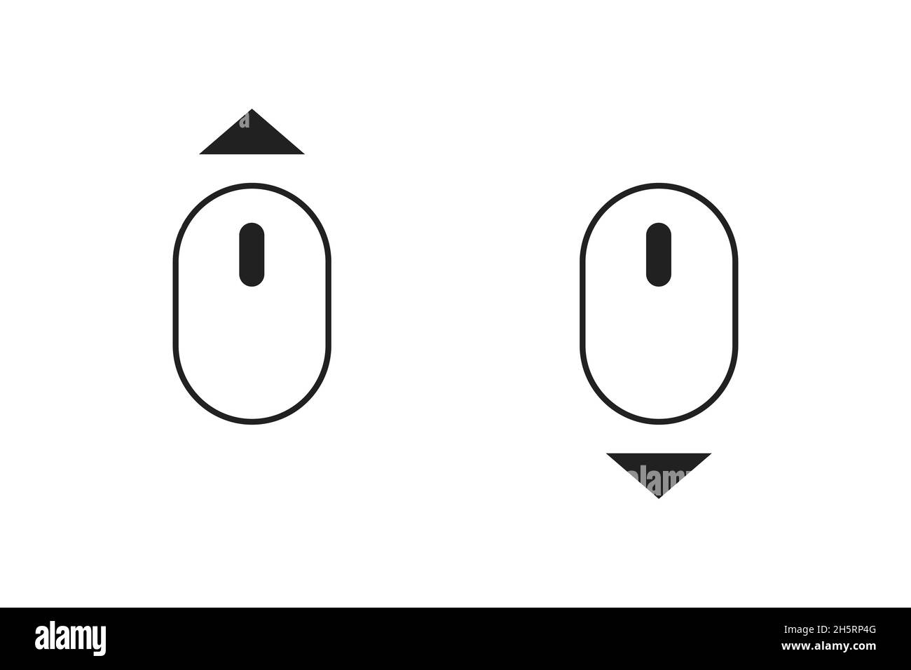 Swipe up and down arrow Cut Out Stock Images & Pictures - Alamy