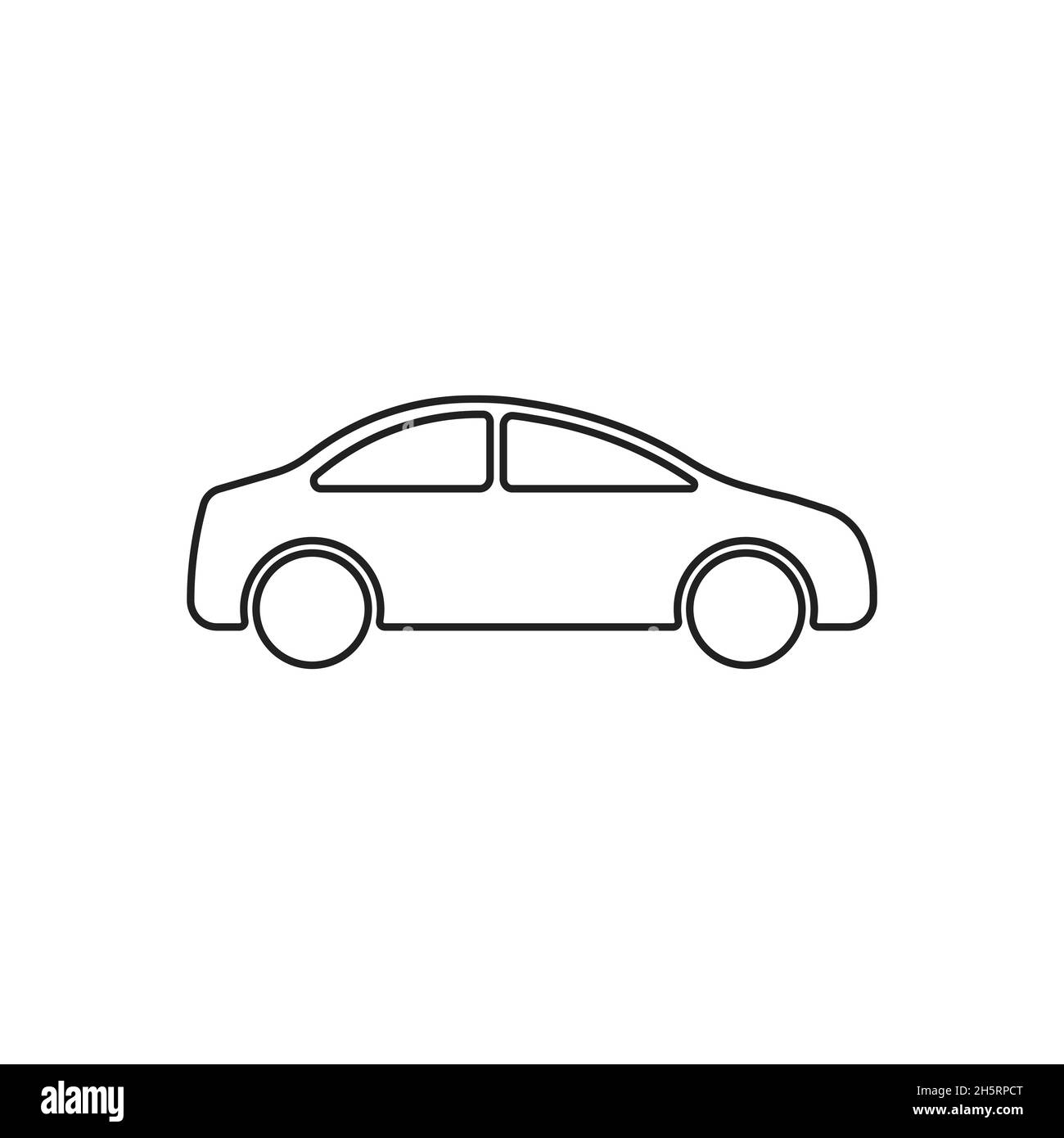 Car icon line simple vector illustration. Isolated icon for wab Stock ...