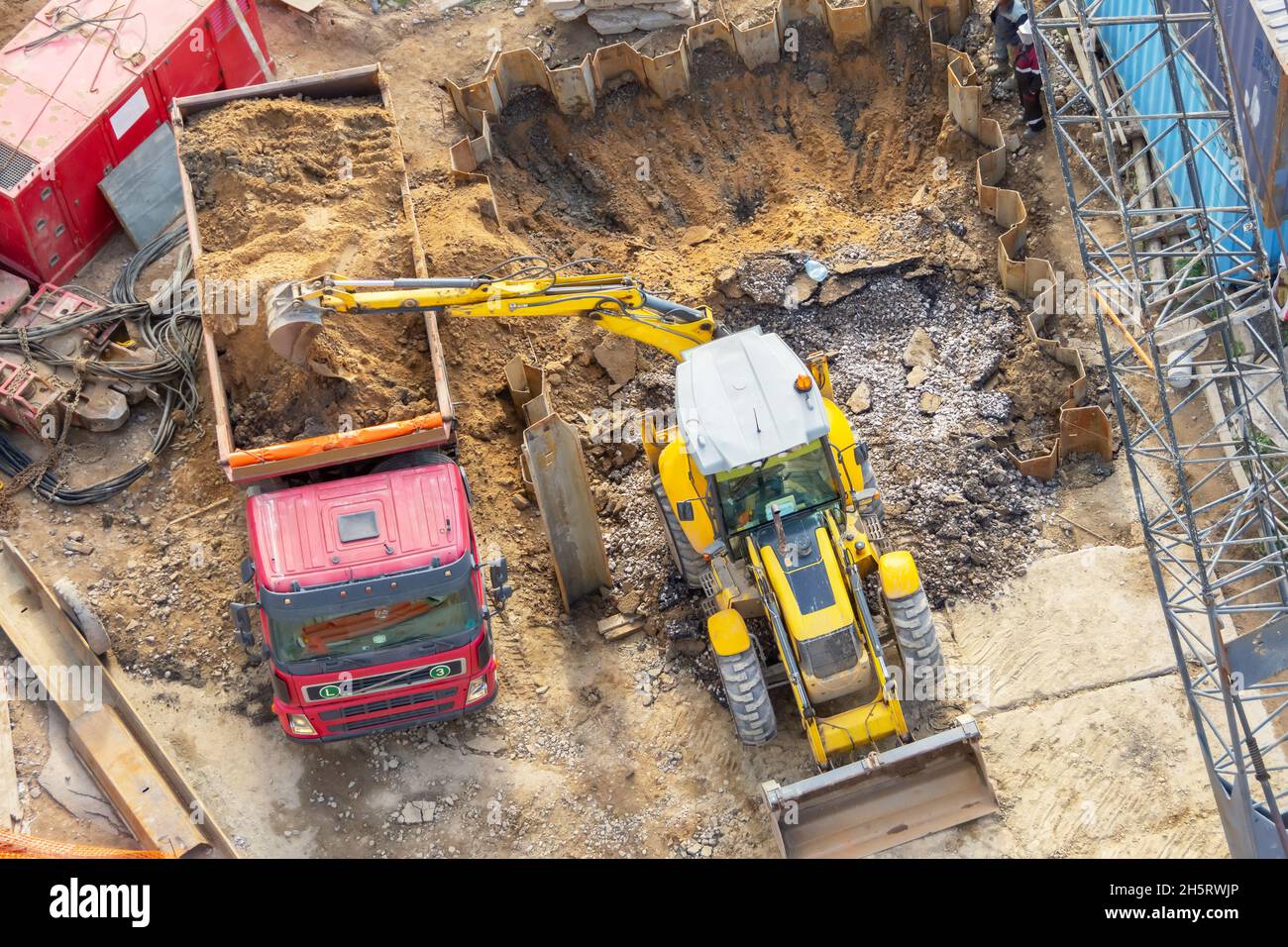 Back hole loader hi-res stock photography and images - Alamy