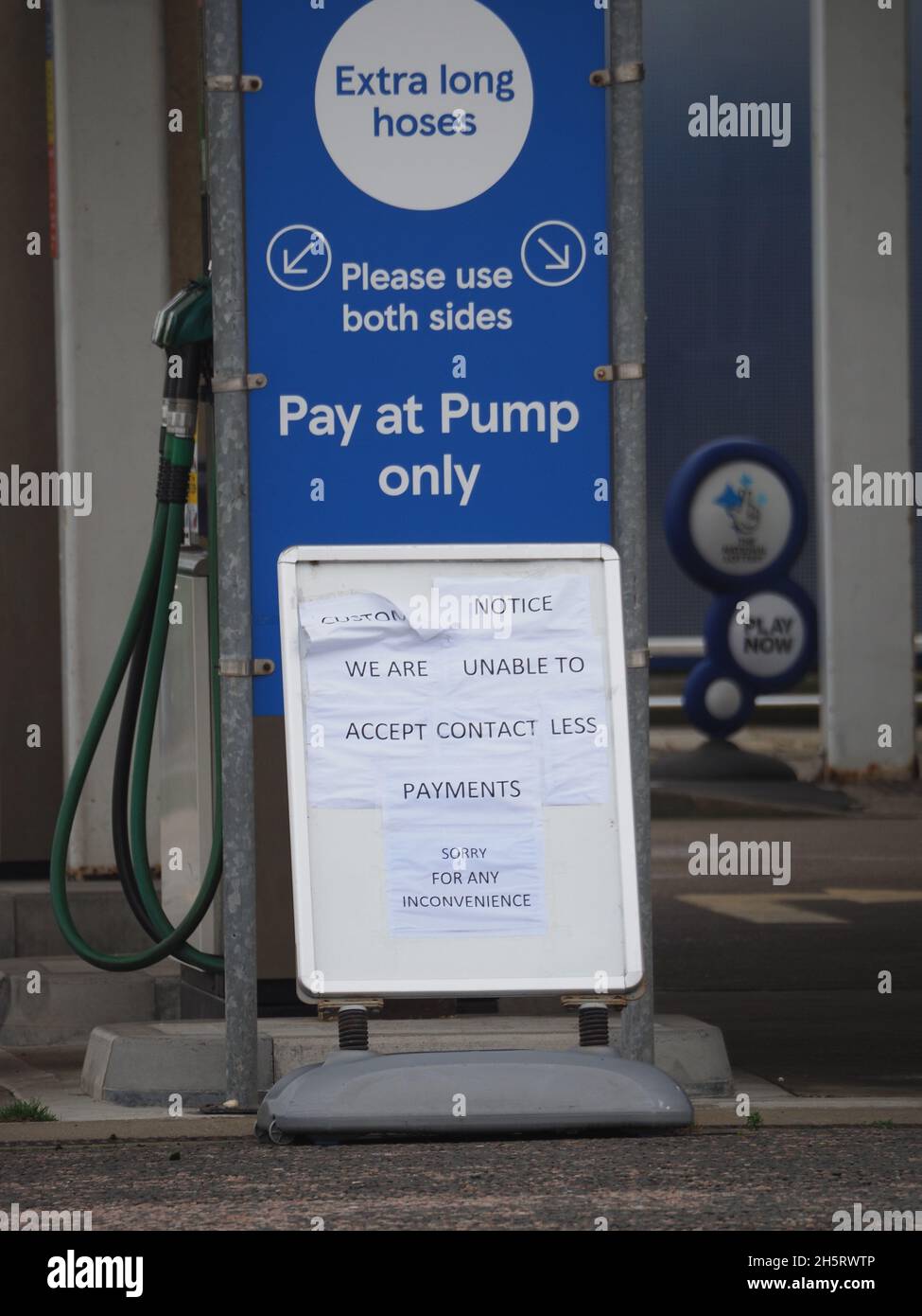 Tesco petrol station closed hi-res stock photography and images - Alamy