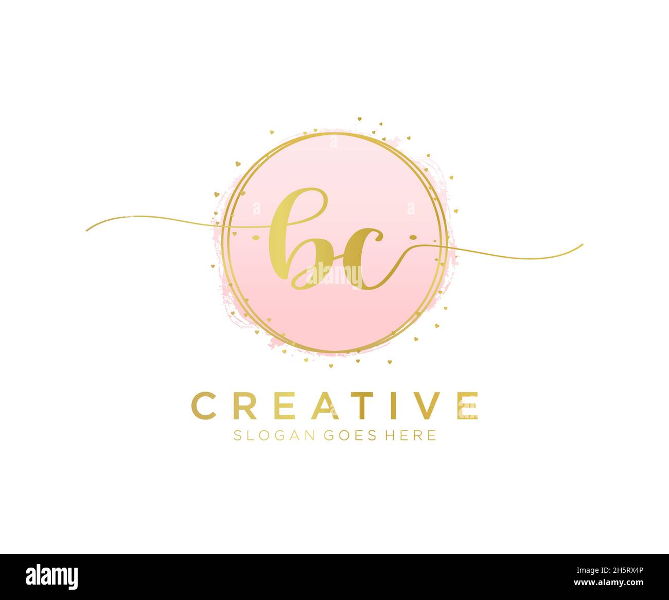BC feminine logo. Usable for Nature, Salon, Spa, Cosmetic and Beauty ...