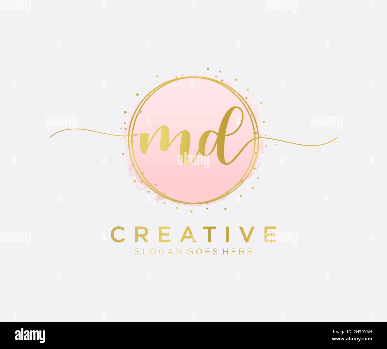 Letter md vector vectors hi-res stock photography and images - Alamy