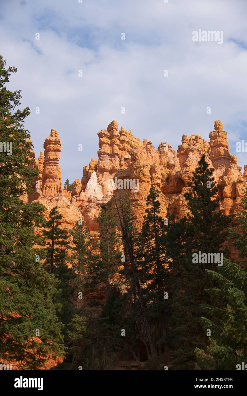 Shapes and Colours of rocks in Bryce Canyon USA Stock Photo - Alamy