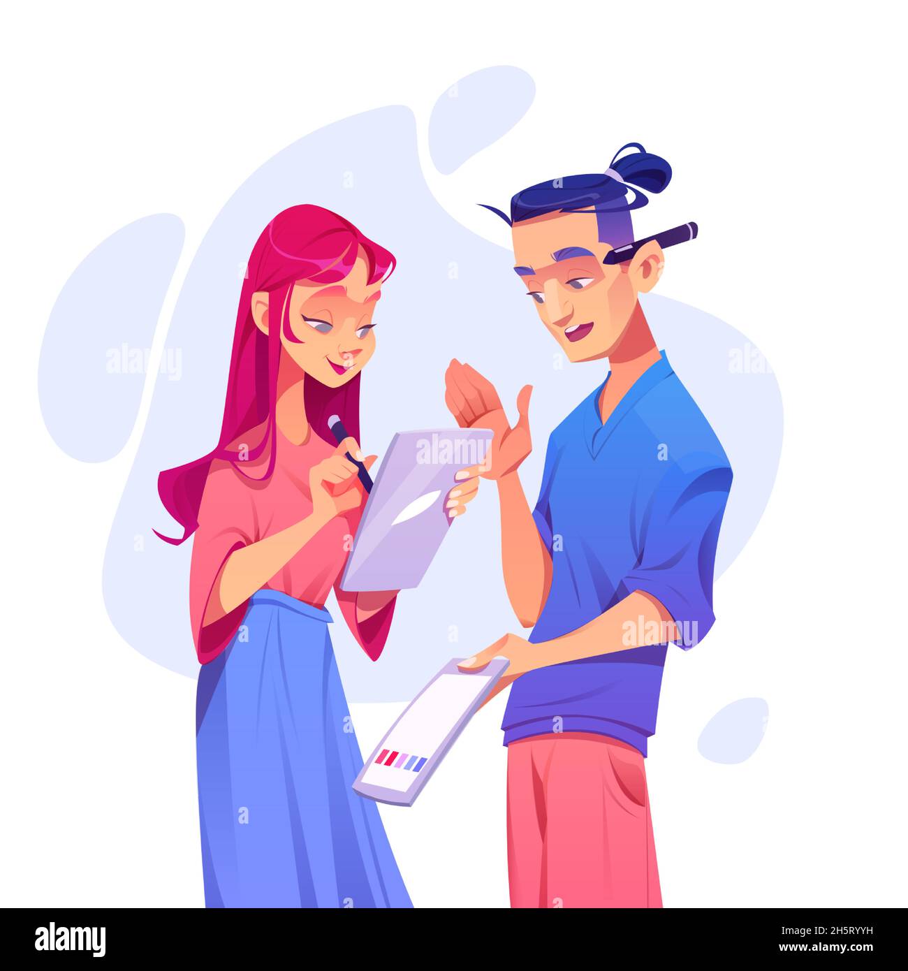 Community painting project Stock Vector Images - Alamy