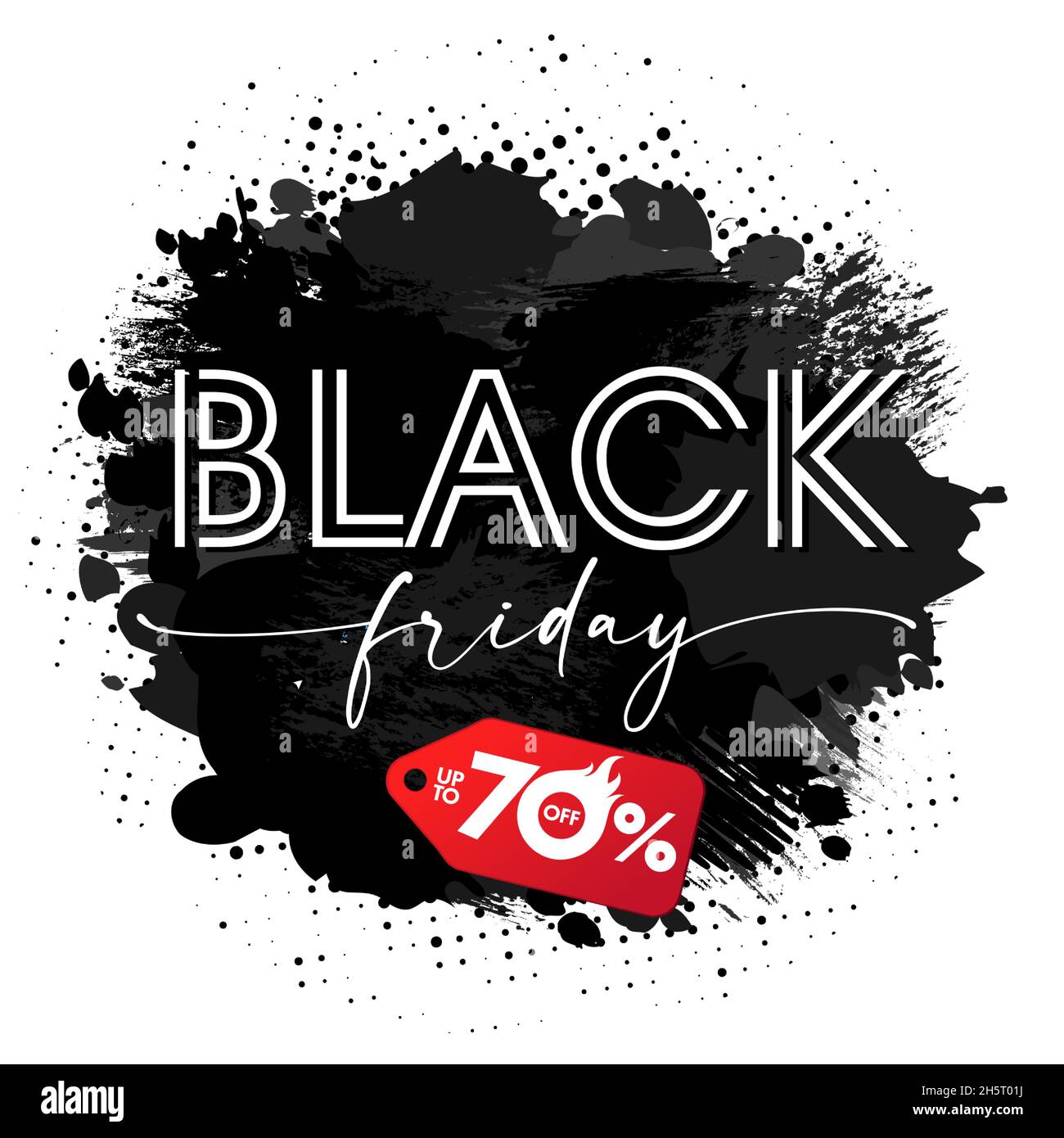 Grunge black special deal Stock Vector Images - Alamy