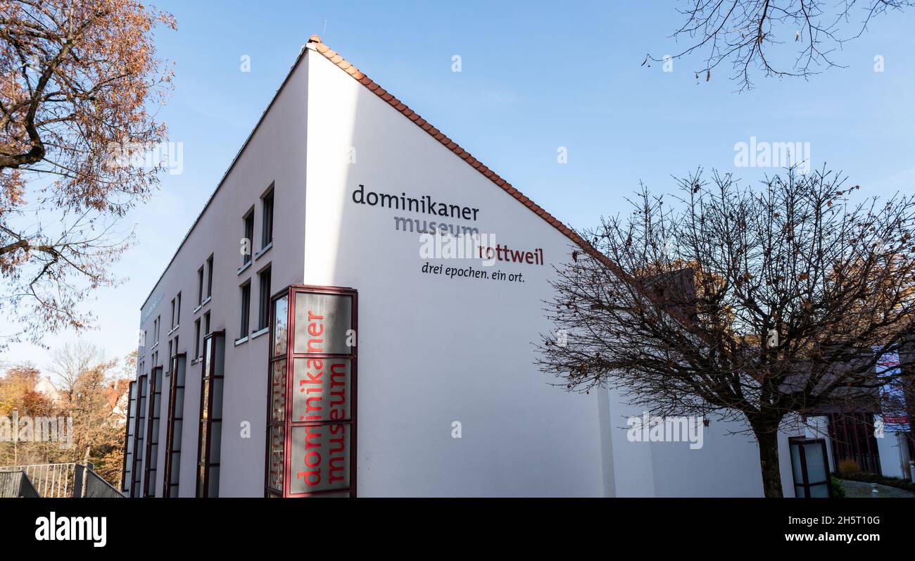 Rottweil, Germany. 11th Nov, 2021. Exterior view of the Dominican ...