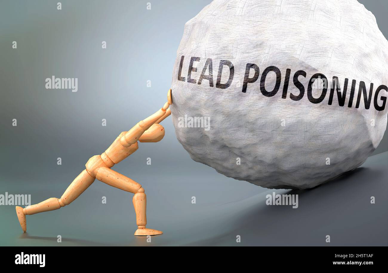 Lead poisoning depiction hi-res stock photography and images - Alamy