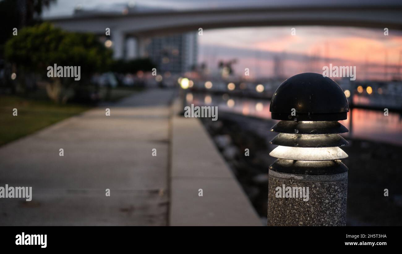 Calm boat dock clear photo in clearwater Stock Photo - Alamy
