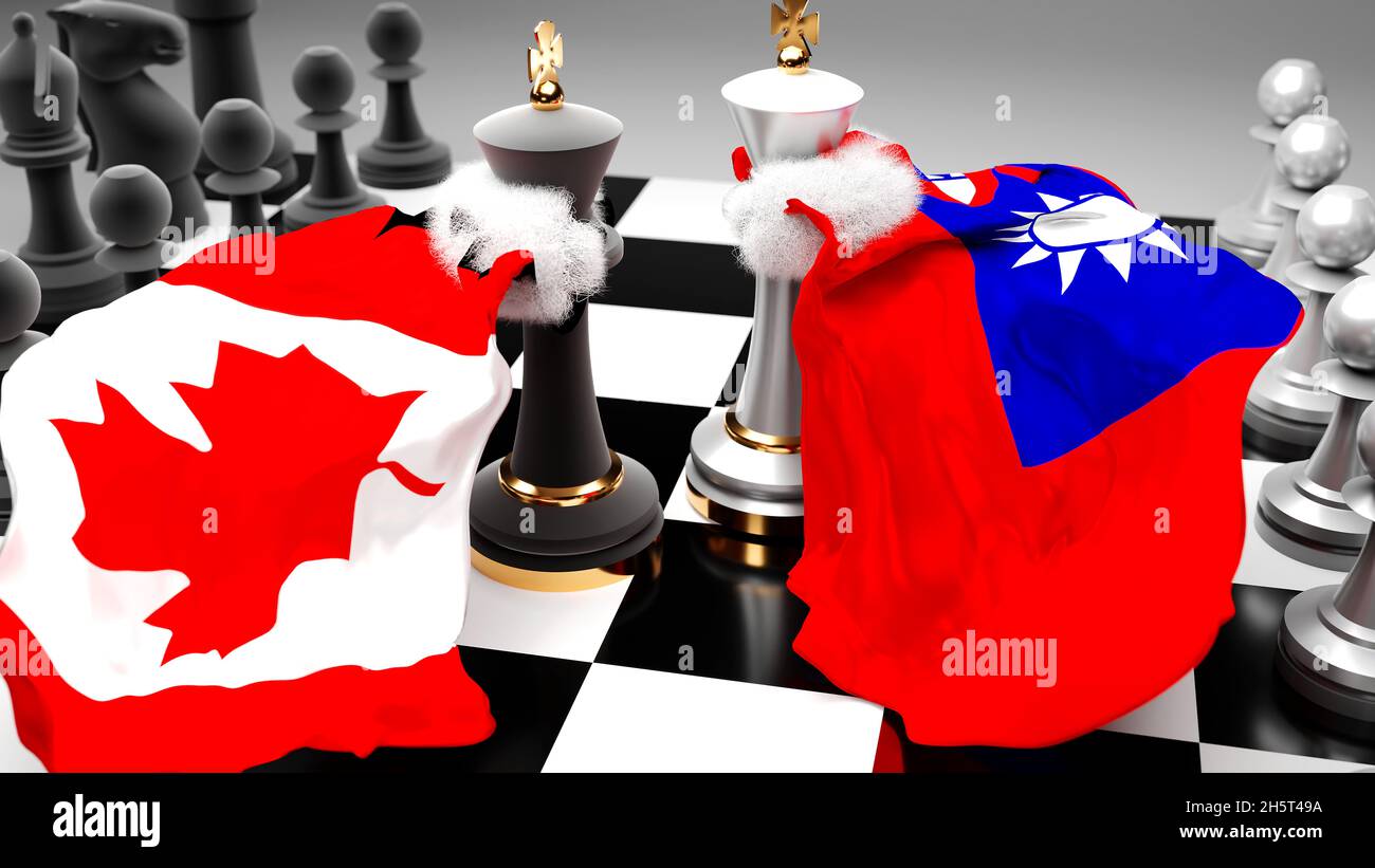 Canada and taiwan talks hi-res stock photography and images - Alamy