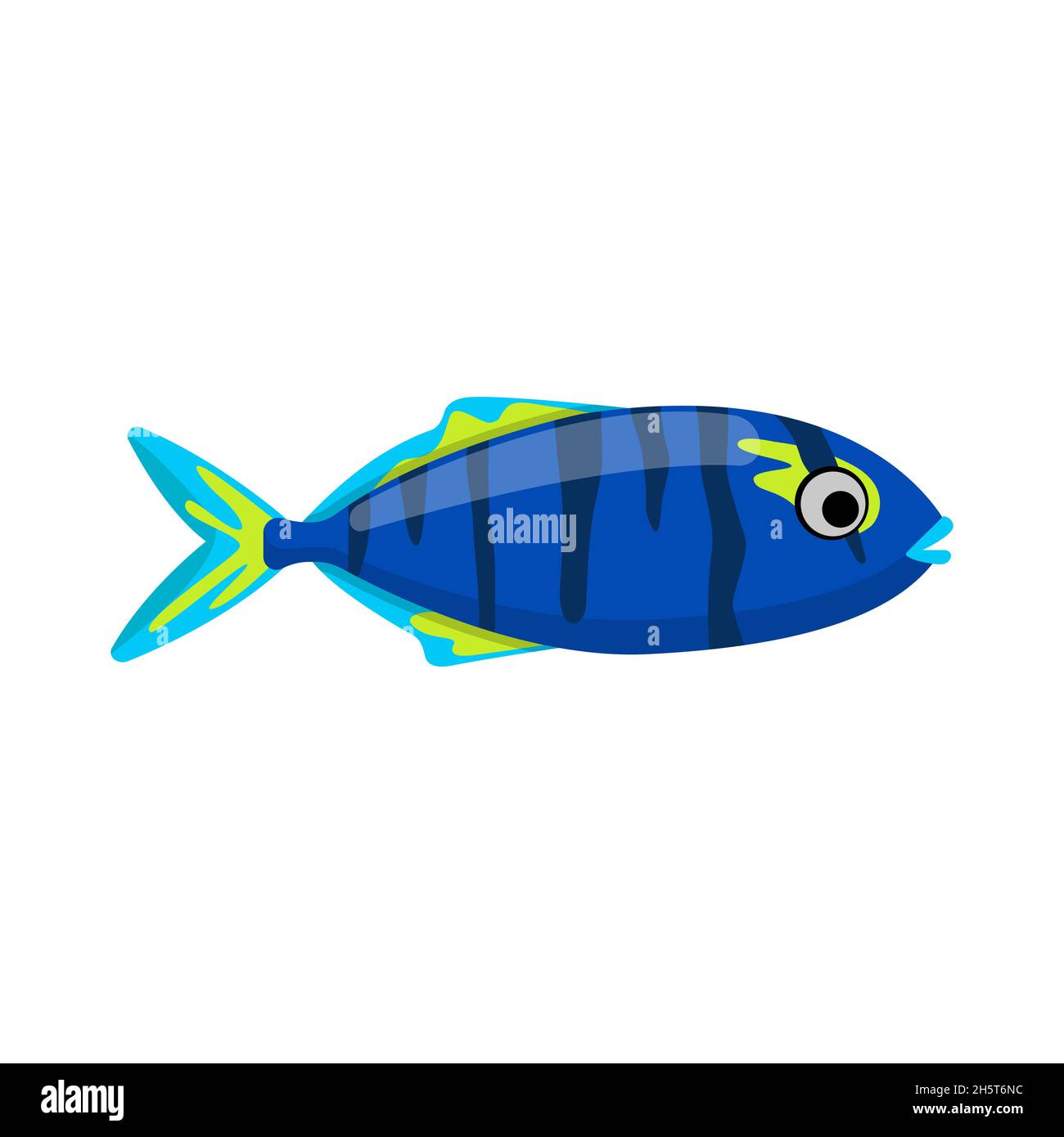 Fish in cartoon style Stock Vector Image & Art - Alamy