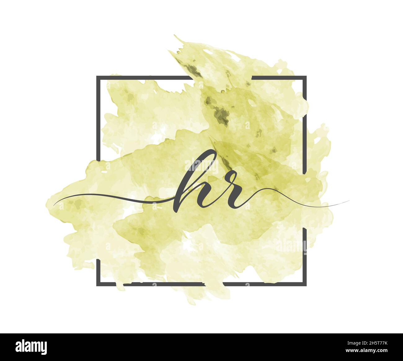 R hand written logo hi-res stock photography and images - Alamy