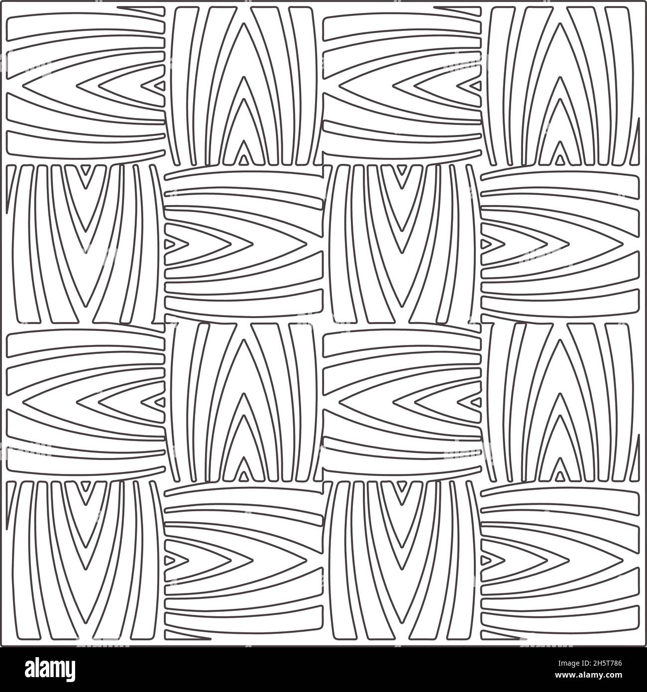 Repeating geometric tiles from striped elements.Modern geometric ...