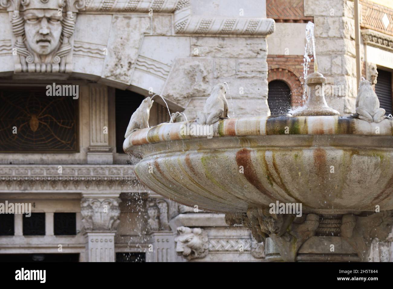 The fountain of the Coppede district in Rome, Italy Stock Photo - Alamy