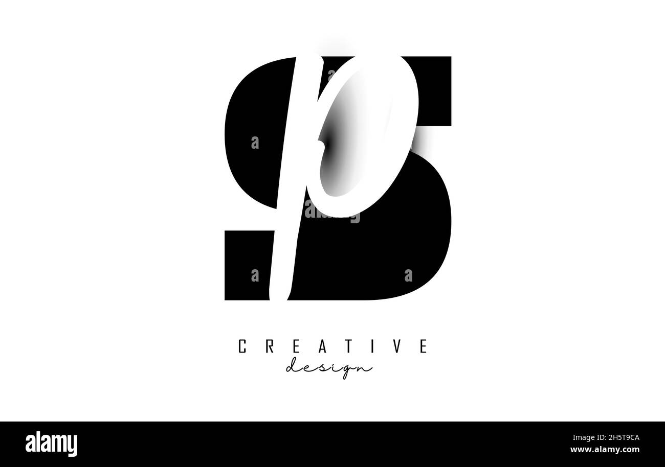 Letters SP logo with a minimalist design. Letters S and P with ...