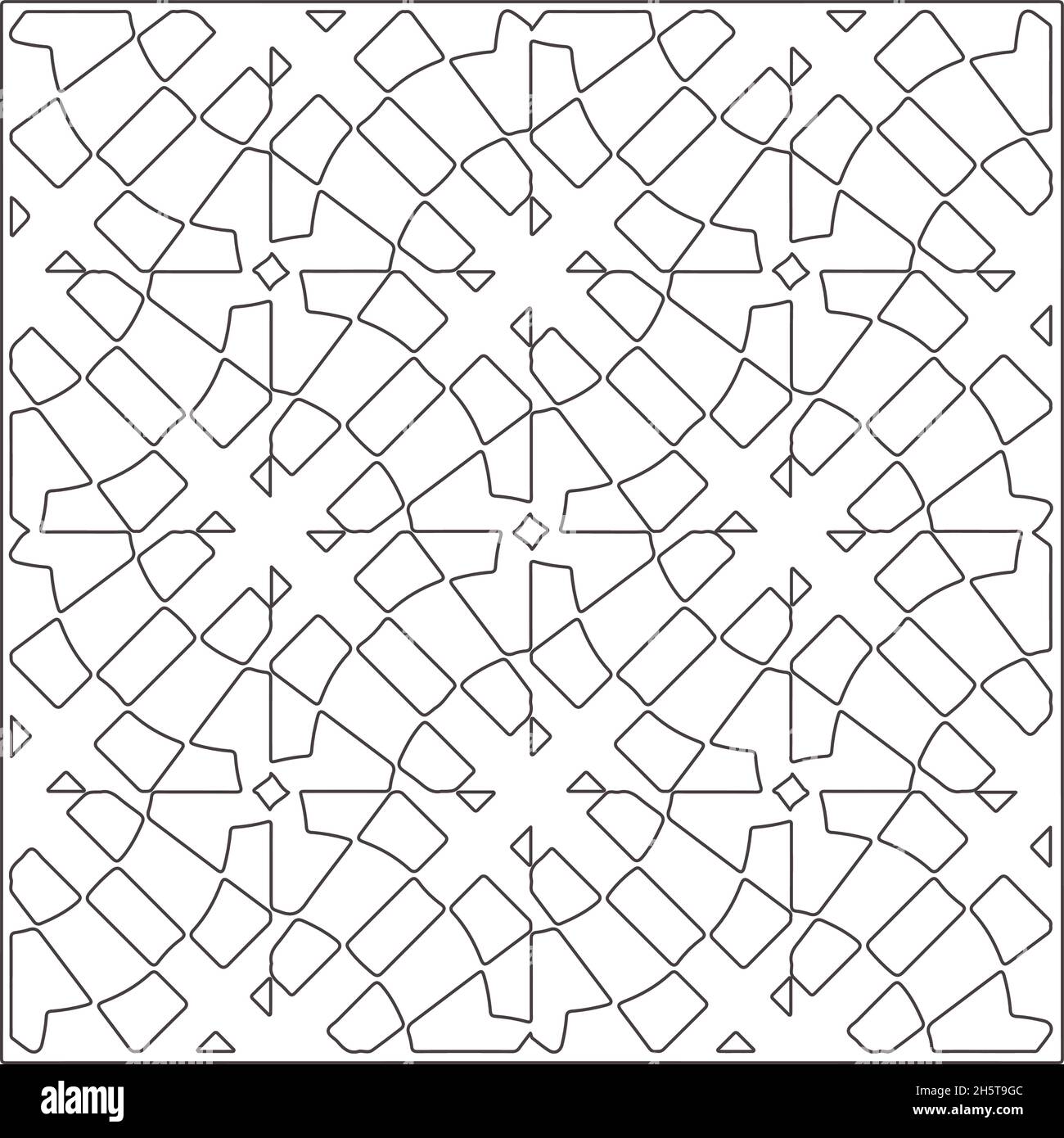 Repeating geometric tiles from striped elements.Modern geometric ...