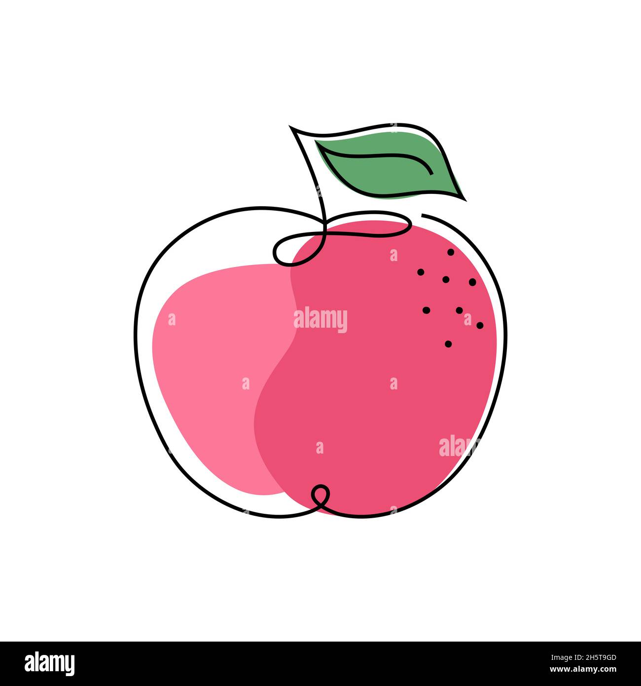 Continuous drawing in one hi-res stock photography and images - Alamy