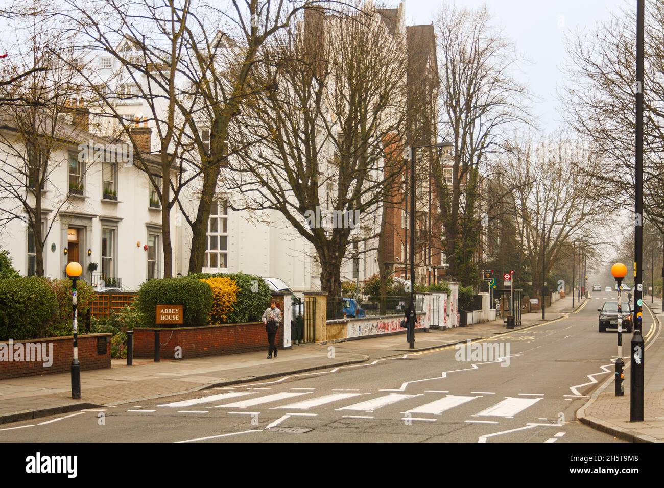 London, United Kingdom; March 16th 2011: The iconic Beatles crosswalk ...