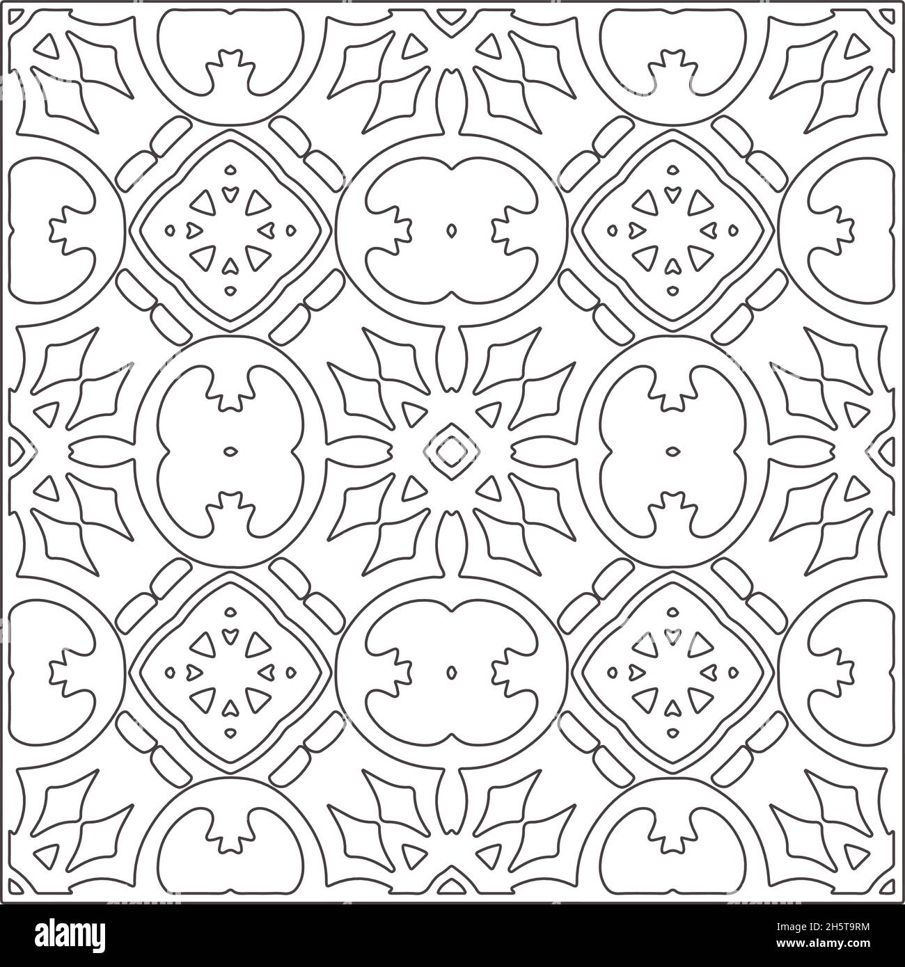 Repeating geometric tiles from striped elements.Modern geometric ...