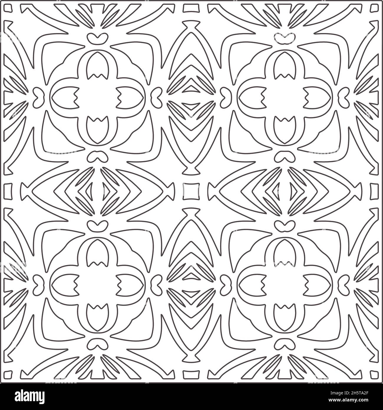 Repeating geometric tiles from striped elements.Modern geometric ...