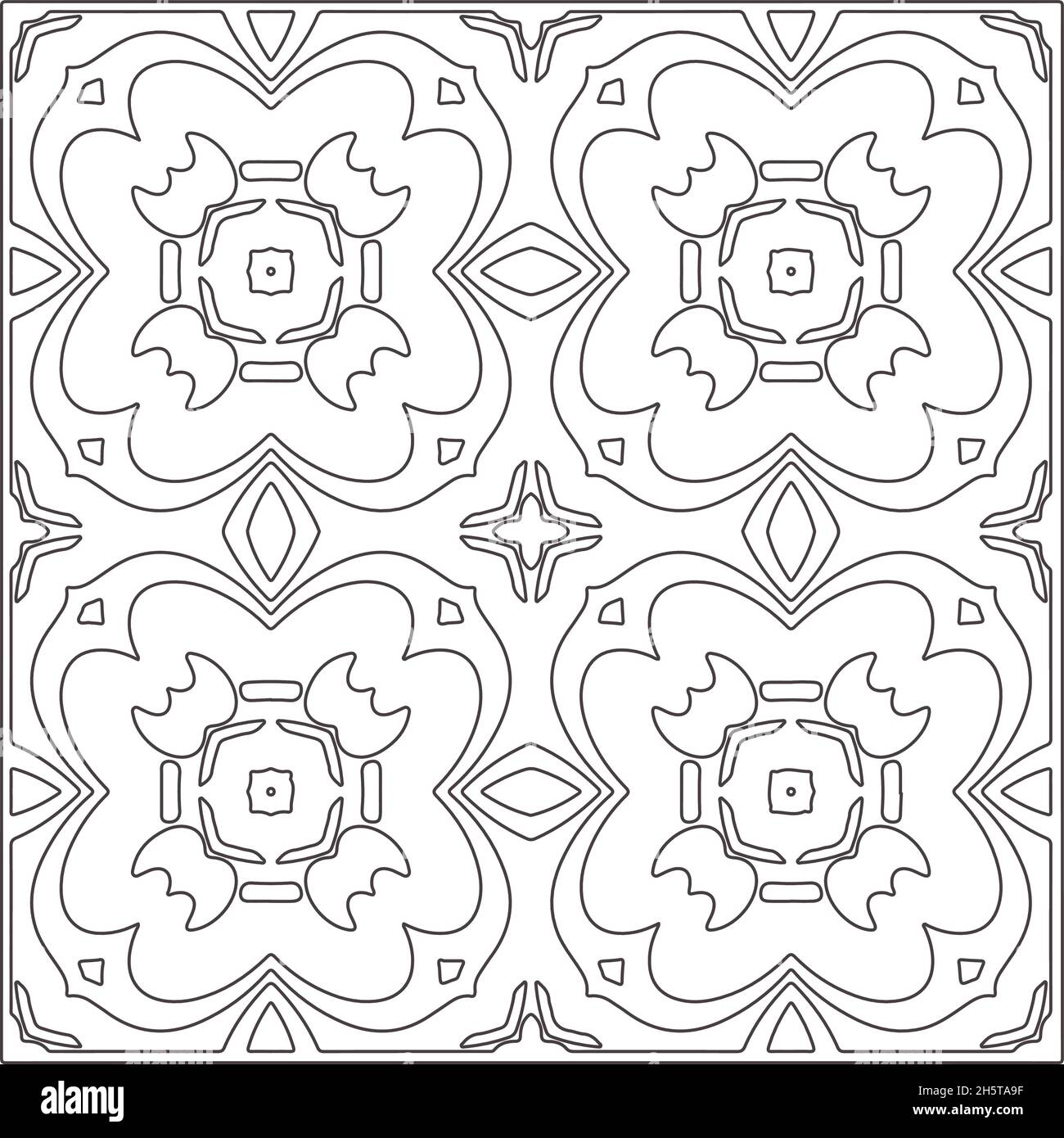 Repeating geometric tiles from striped elements.Modern geometric ...