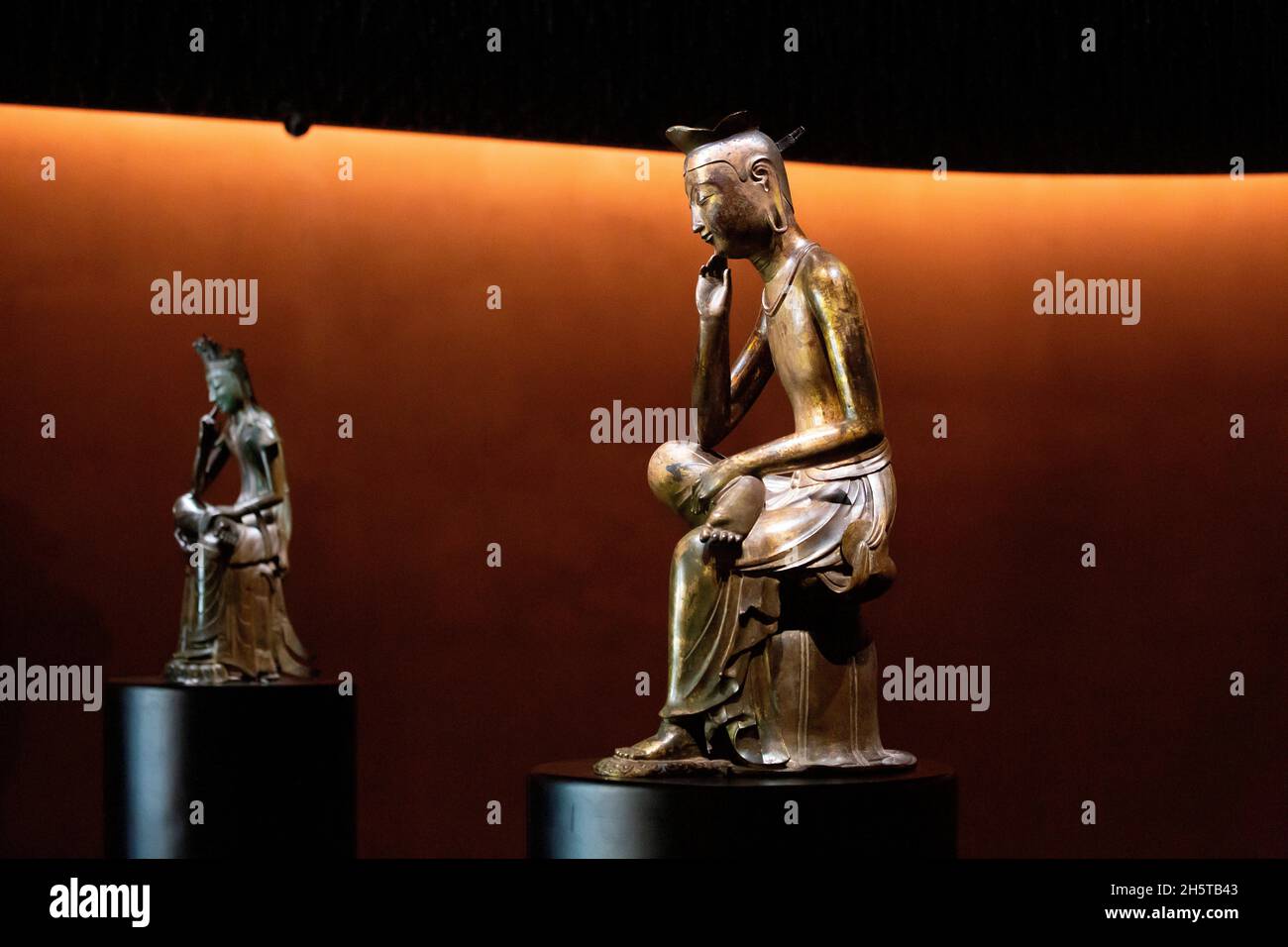 Pensive Bodhisattvas, Nov 11, 2021 : A Pensive Bodhisattva (L, late 6th ...