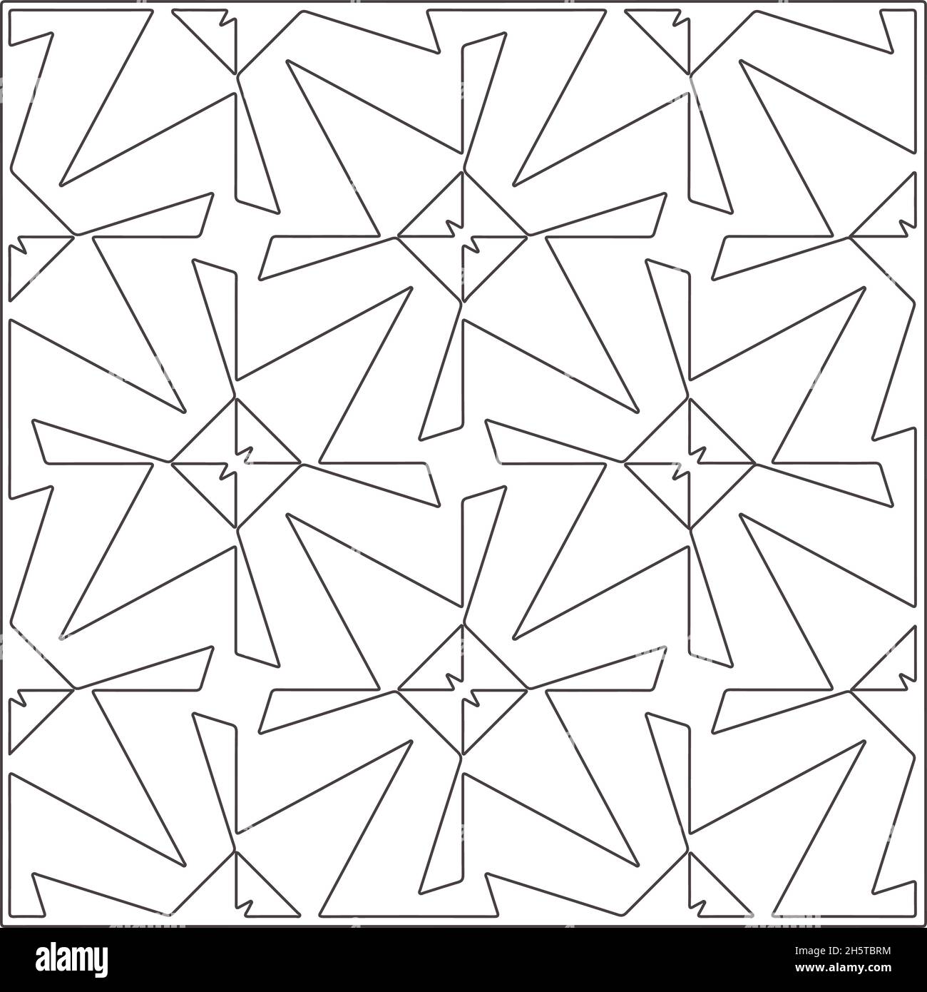 Repeating geometric tiles from striped elements.Modern geometric ...