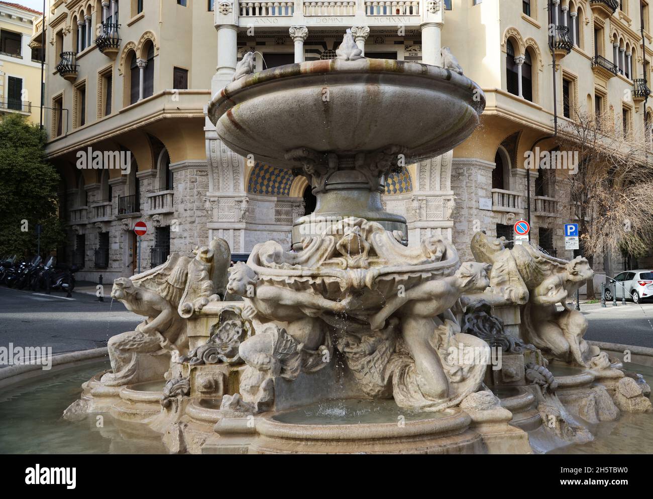 The fountain of the Coppede district in Rome, Italy Stock Photo - Alamy