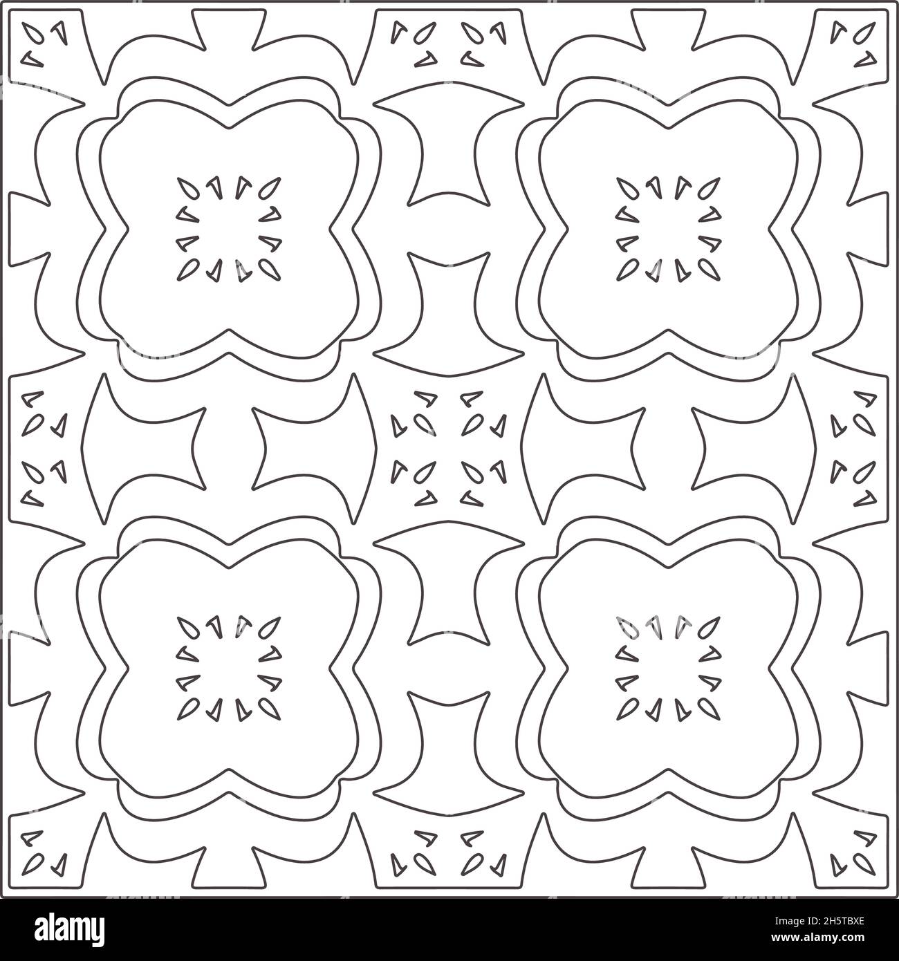 Repeating geometric tiles from striped elements.Modern geometric ...