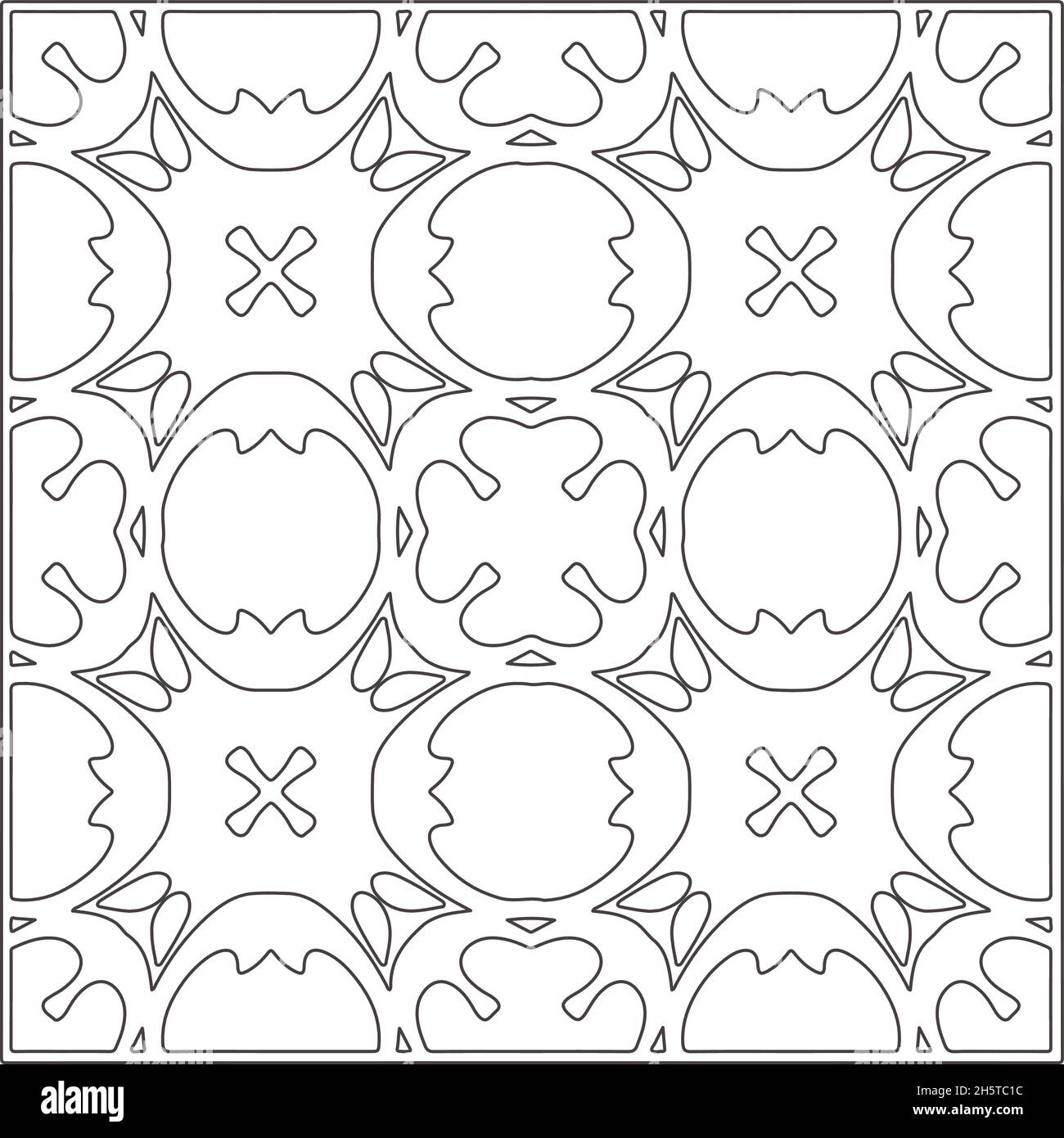 Repeating geometric tiles from striped elements.Modern geometric ...