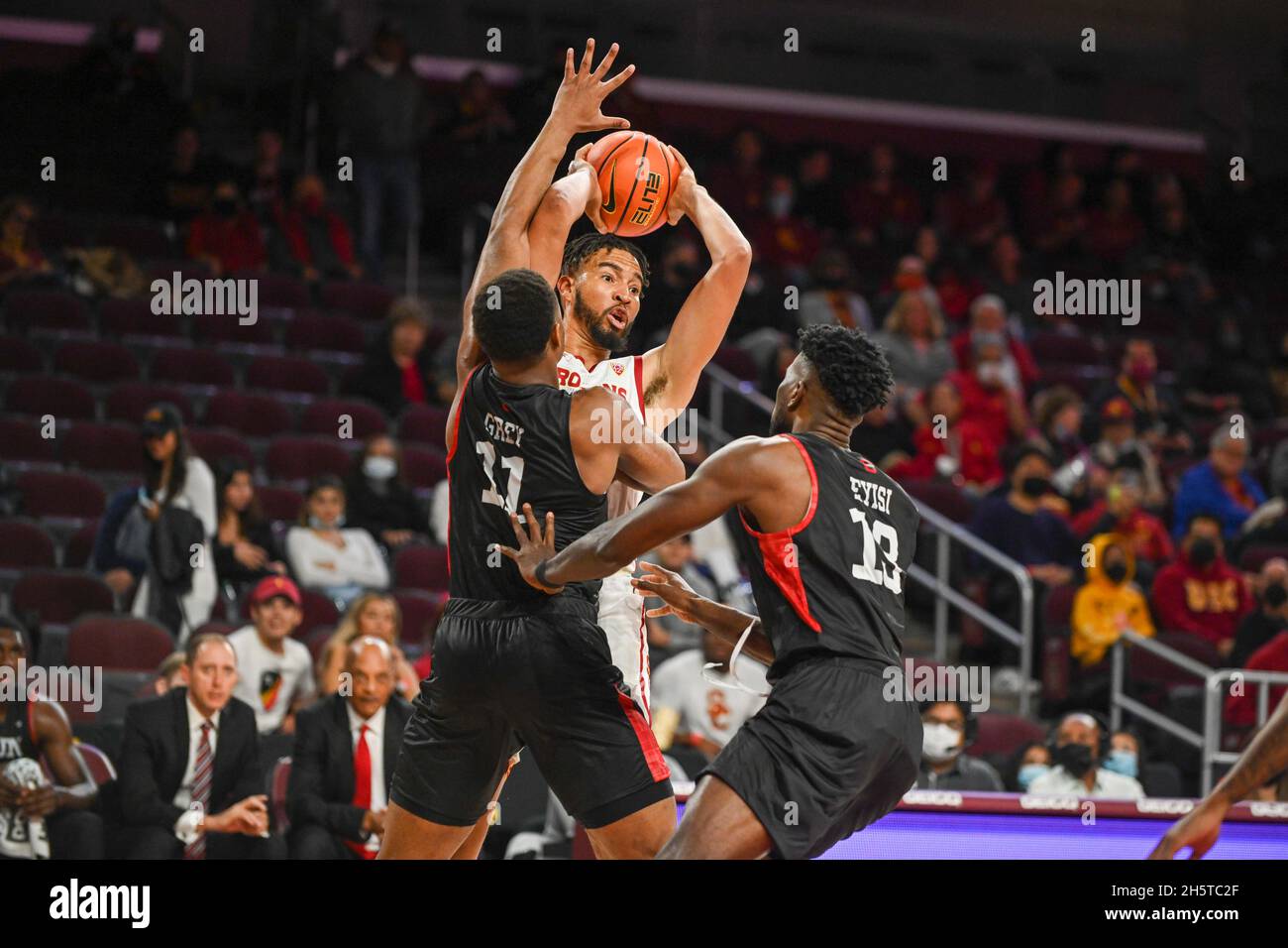 Southern California Trojans forward Isaiah Mobley (3) during an NCAA ...