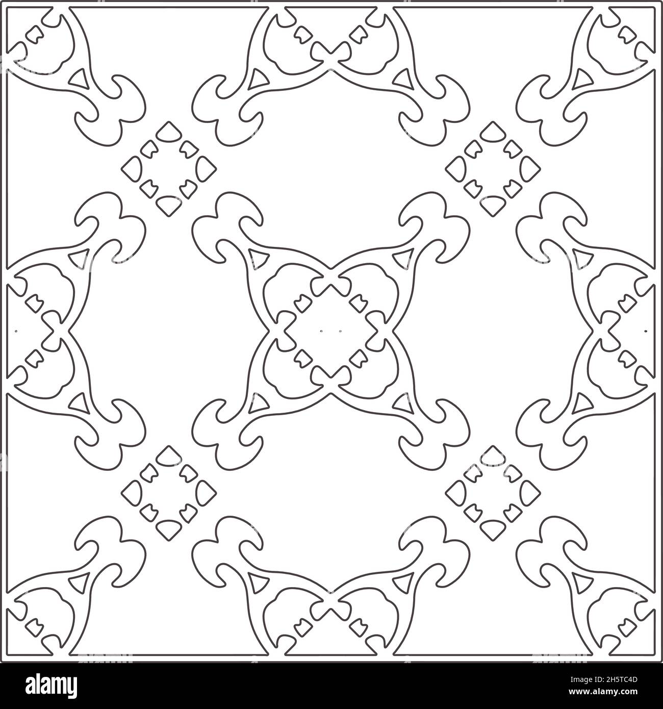 Repeating geometric tiles from striped elements.Modern geometric ...