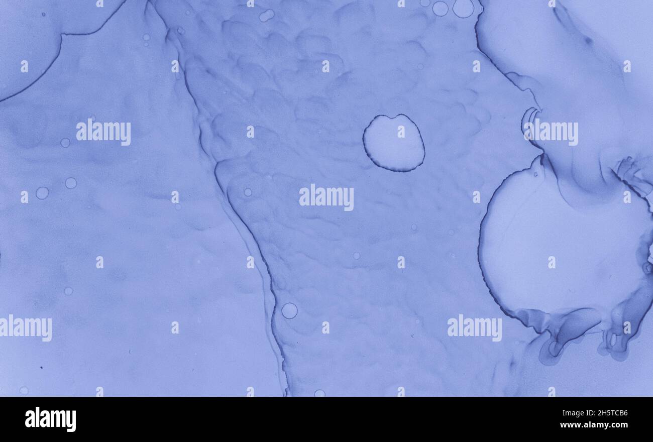 Blue Ink Texture. Marble Background. Watercolour Stock Photo - Alamy