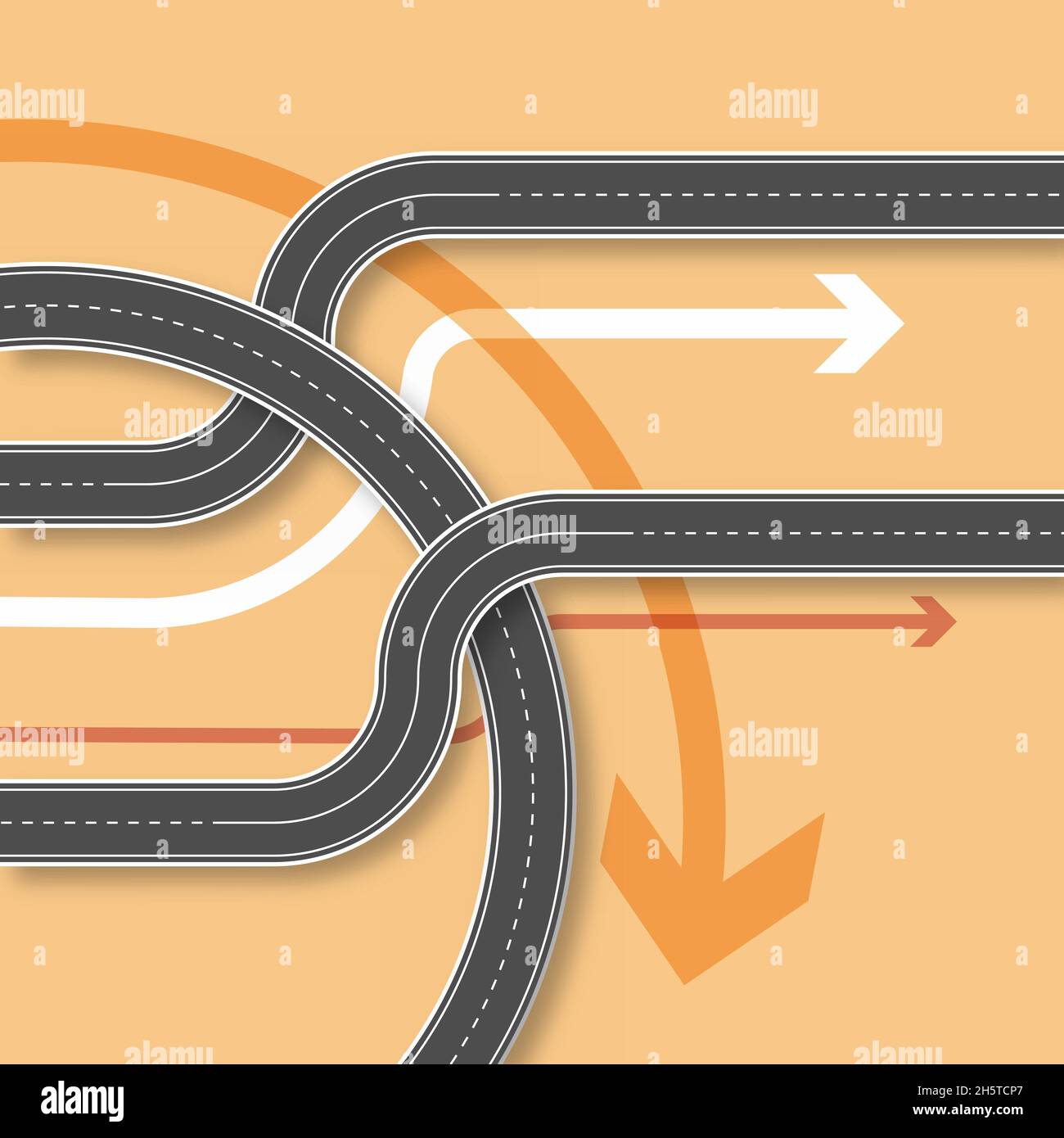 Background with a road map. GPS navigation. Travel, trip, or route ...