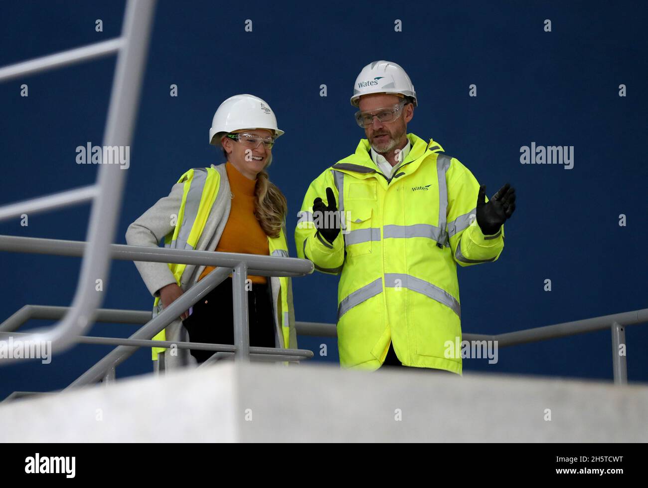 Former Team England diver Sarah Barrow (left) at Sandwell Aquatics ...
