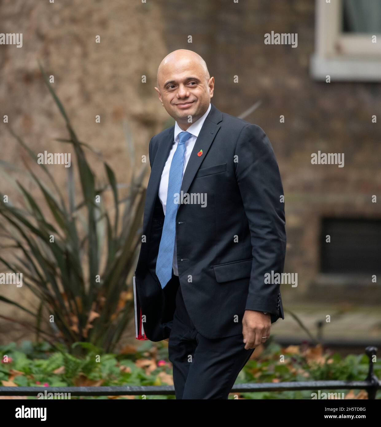 Downing Street, London, UK. 11 November 2021. Sajid Javid MP, Secretary ...