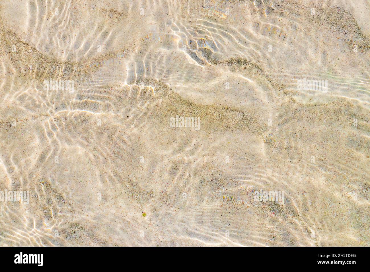 Pattern texture of sand and clear water at tropical mexican beach Punta ...
