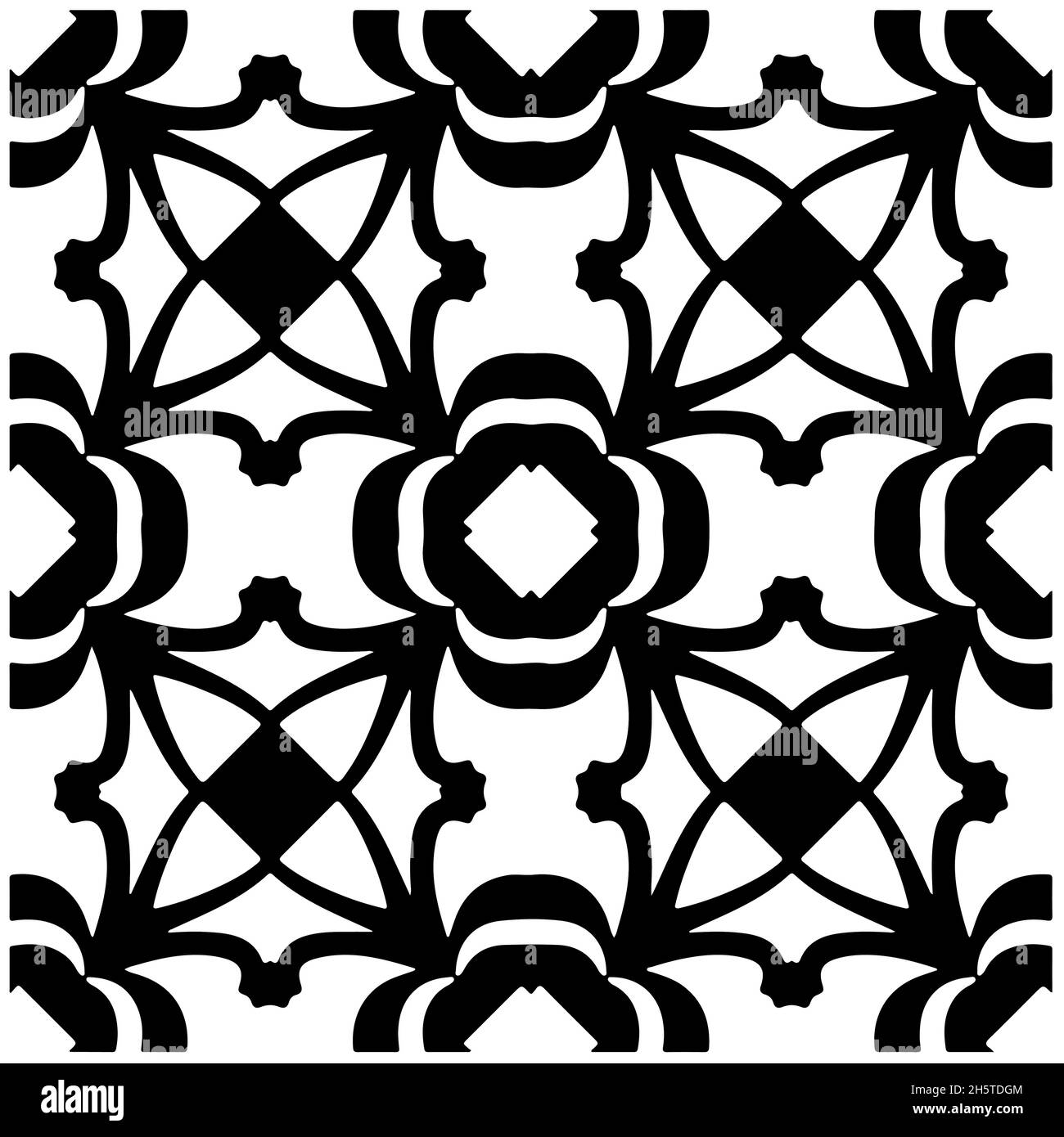 Vector geometric seamless pattern.Modern geometric background with ...