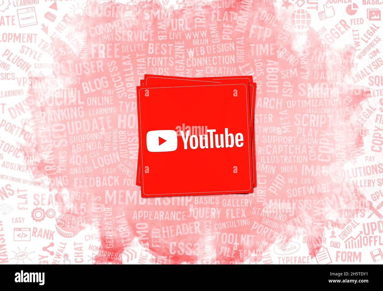 youtube images, youtube background designs Stock Photo - Alamy