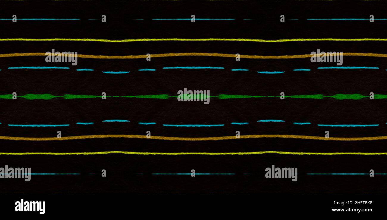 Seamless Hand Drawn Stripes. Black Simple Lines Stock Photo - Alamy